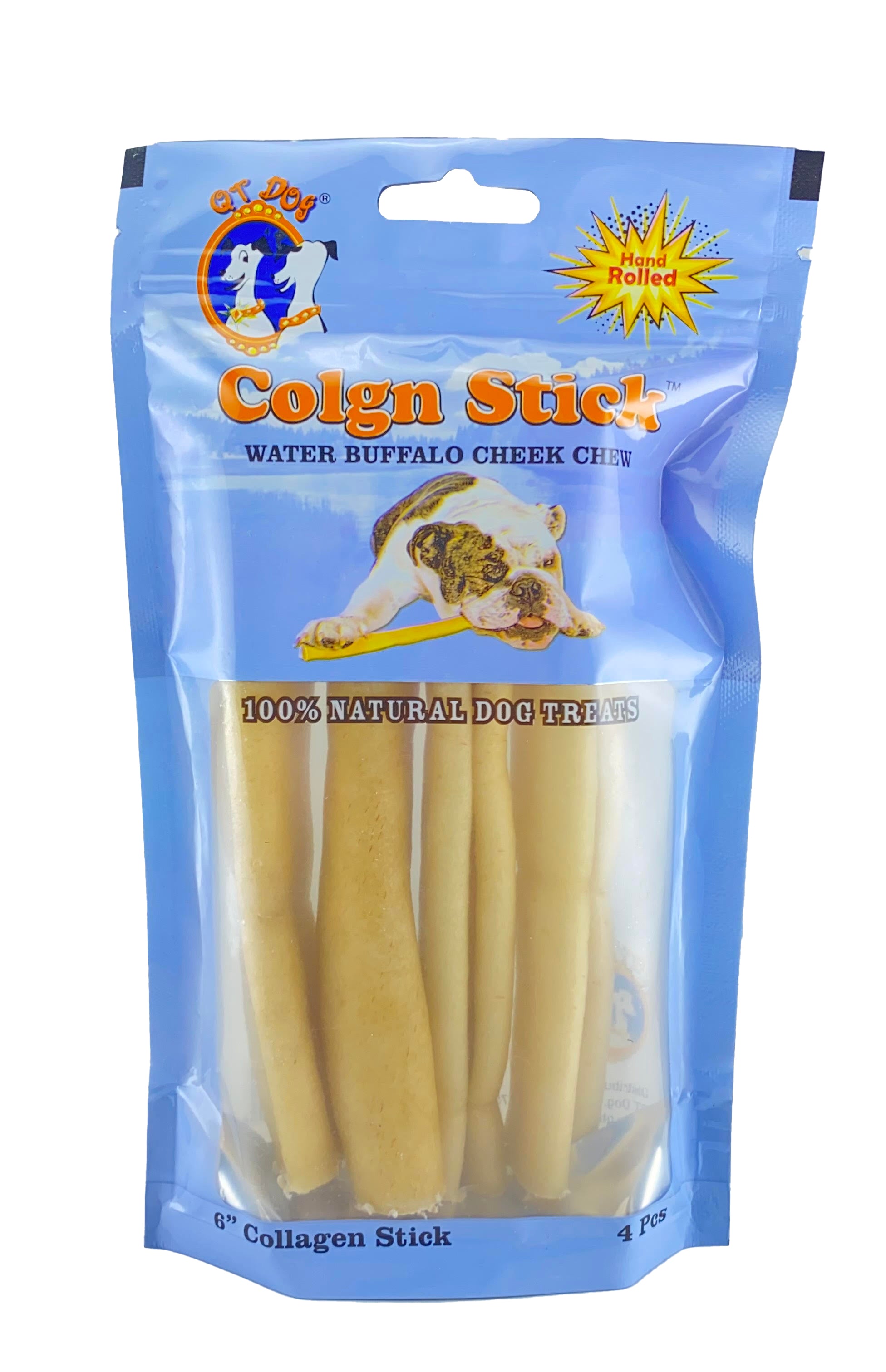COLGN Stick 6" - Pouch (4pc) – BRAKE-FAST ~ Quality Pet Products